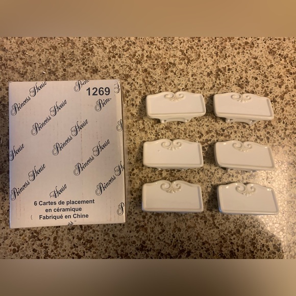 Princess House | Dining | Pavilion Princess House Ceramic Place Markers ...